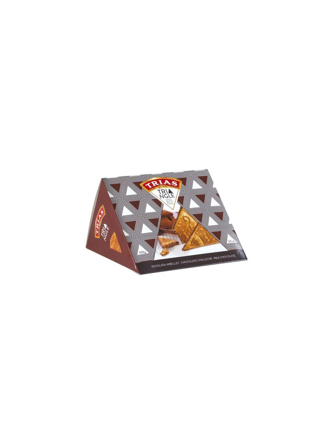 TRÍAS GALLETAS TRIANGULO CHOCOLATE BLANCO 100 gr