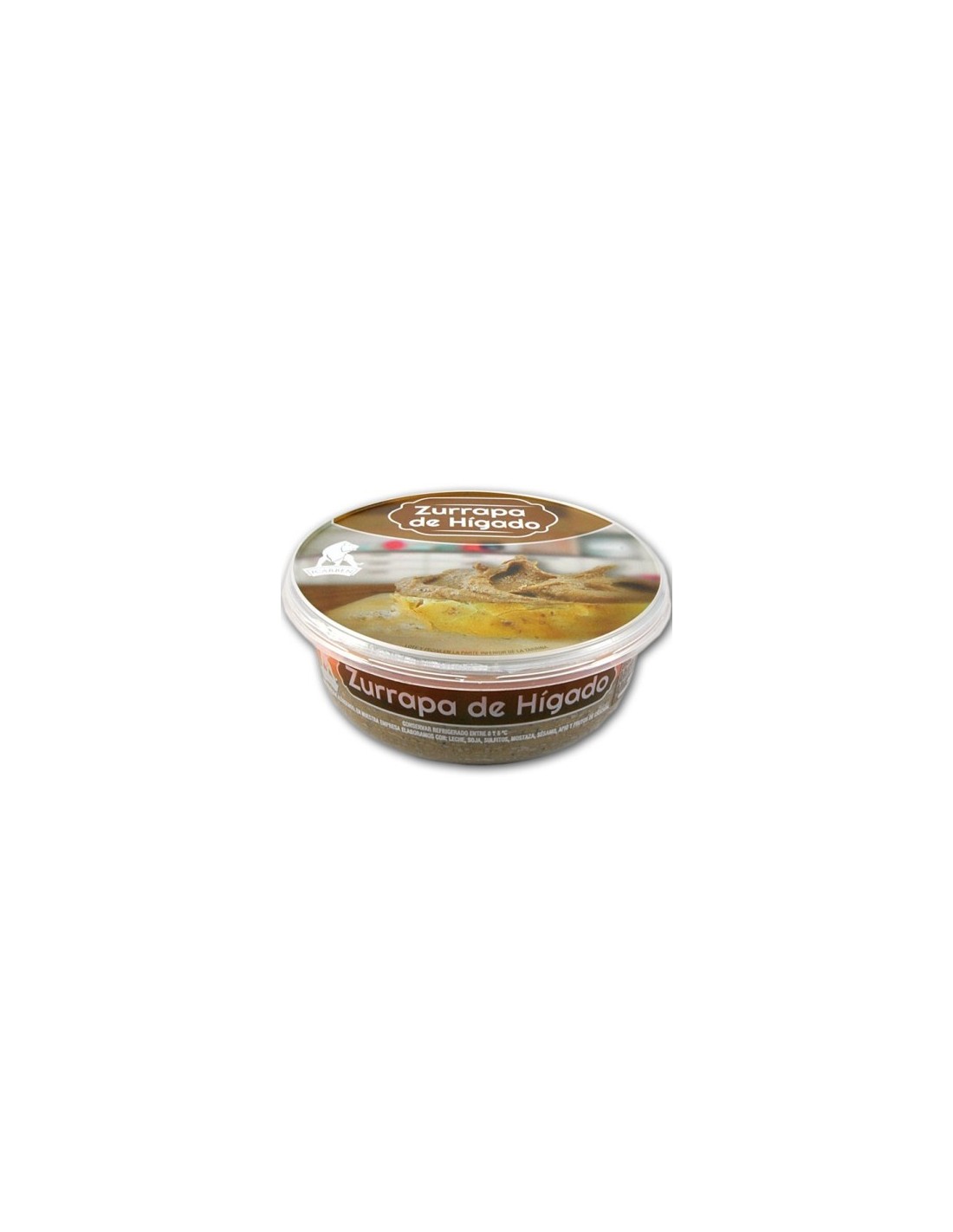 ICARBEN ZURRAPA DE HÍGADO DE CERDO EN MANTECA COLORÁ 250 gr