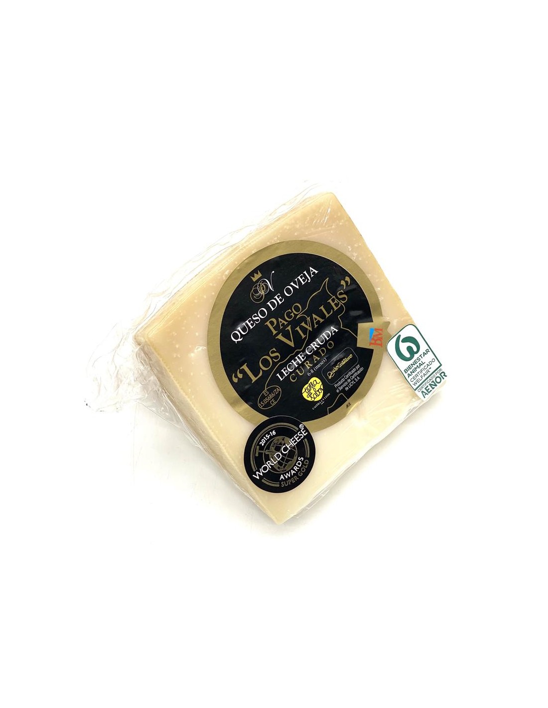 LOS VIVALES ETIQUETA NEGRA QUESO PURO DE OVEJA CUÑA 400gr